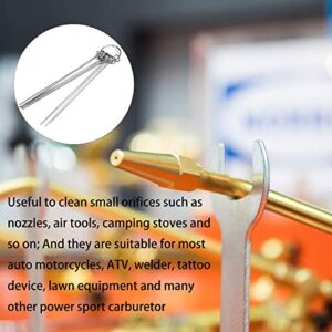 Utoolmart 4 Set Welding Tip Cleaner, Nozzle Cleaner Gas Welding Brazing Cutting Torch Tip Cleaner Needle