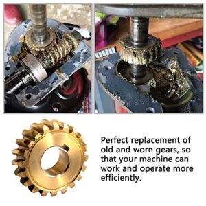 Ohoho 20 Teeth 917-04861 Worm Gear Compatible with MTD, Cub Cadet, Craftsman, Troy-Bilt 40"- 42" Snowblowers 917-04861 917-0528 917-0528A 717-0528A 717-04449