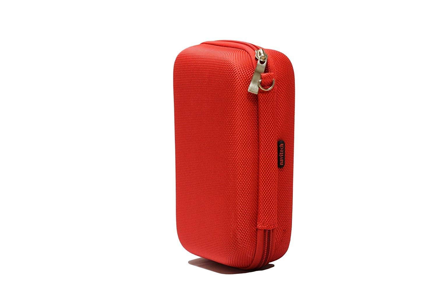 Navitech Red Premium Travel Hard Carry Case Cover Sleeve Compatible with The VTech KidiBuzz G2