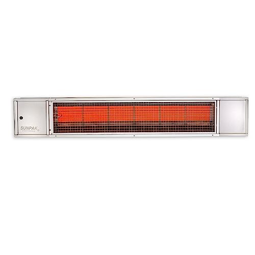 Sunpak 48-Inch 34,000 BTU Natural Gas Infrared Patio Heater - Stainless Steel - S34 S-NG