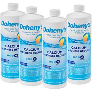 Doheny's Calcium Reducer | Quickly & Safely Reduce Calcium Hardness Levels in Your Pool | Contains Phosphoric Acid Derivatives | Prevent Scaling, Staining & Corrosion | 1 QT