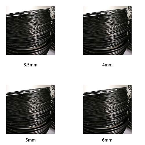 1 Roll of Anodized Aluminium Bonsai Training Wire, Flexible Bonsai Wire for Garden Tree Bundled & Flower Plants Styling, 3.5 mm/ 4 mm/ 5 mm/ 6 mm Thickness for Choose