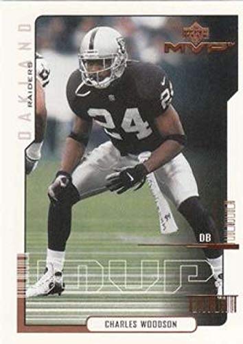 2000 UD MVP Football #124 Charles Woodson Oakland Raiders Official NFL Trading Card From Upper Deck