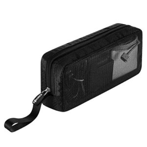 cm travel cable organizer case bag portable computer accessories zipper mesh pouch bag for holding laptop mouse, power bank, usb, adapter, charger, cellphone and cosmetics