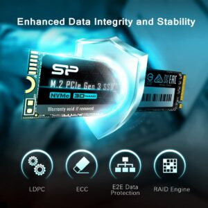 Silicon Power 2TB NVMe M.2 PCIe Gen3x4 2280 SSD Solid State Drive (SP002TBP34A60M28)