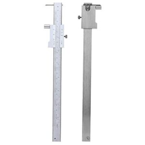 Parallel Crossed Caliper, 0-200mm Parallel Crossed Vernier Caliper, Stainless Steel Parallel Crossed Vernier Caliper Marking Gauge