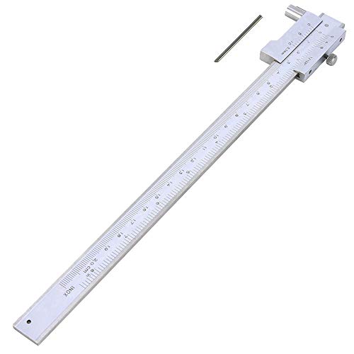 Parallel Crossed Caliper, 0-200mm Parallel Crossed Vernier Caliper, Stainless Steel Parallel Crossed Vernier Caliper Marking Gauge