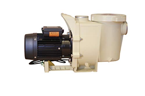 FibroPool 1.5 HP Swimming Pool Pump for In Ground Pools and Spas - 1.5 Horsepower - Designed in the USA - High Efficiency Single Speed Motor With Clear Top Lid - FP150