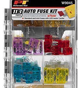 Performance Tool W9045 113pc Auto Fuse kit w/ Tester