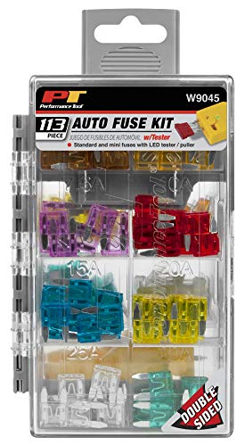 Performance Tool W9045 113pc Auto Fuse kit w/ Tester