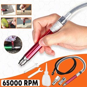 Air-Powered Micro Die Grinder Set 65,000 RPM Pneumatic Pencil Grinder Tool