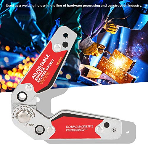 Nikou Welding Magnetic Holder, 20°-200° Welder Tool Accessories Adjustable Angle Welding Holder Magnet Magnetic Electrode Holder Welding Holder