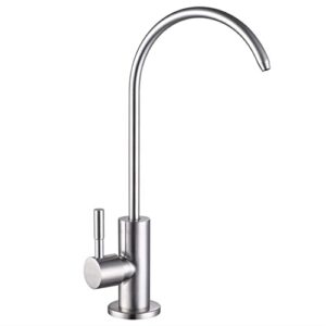 drinking water filter faucet stainless steel brushed nickel kitchen bar sink，lead-free modern water filter faucet