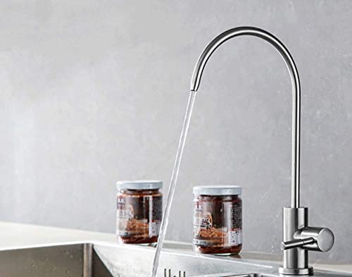 Drinking Water Filter Faucet Stainless Steel Brushed Nickel Kitchen Bar Sink，Lead-Free Modern Water Filter Faucet