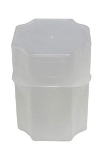 half dollar square coin tubes by guardhouse, 30.6mm, 10 pack