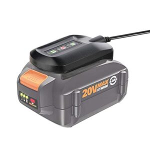 WA3742 Charger for Worx 20V Lithium Battery WA3520 WA3525 WA3578, Cell9102 Replacement Worx Battery Charger 20V WA3732 WA3875 WA3881