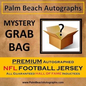 mystery grab box - premium nfl autographed jersey - all hall of famers