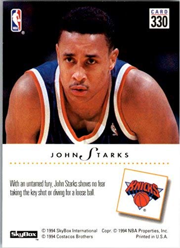 1993-94 SkyBox Premium #330 John Starks PC NBA Basketball Trading Card