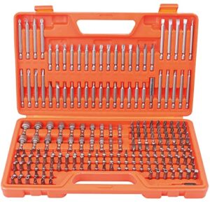 horusdy 208-piece professional screwdriver bit set, chrome vanadium steel driver bit set, includes security bits