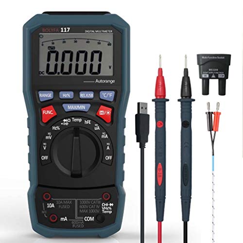 Meosao Multimeter Digital multimeter USB Interface and PC Software, CD Data Output AC/DC Voltage Tester