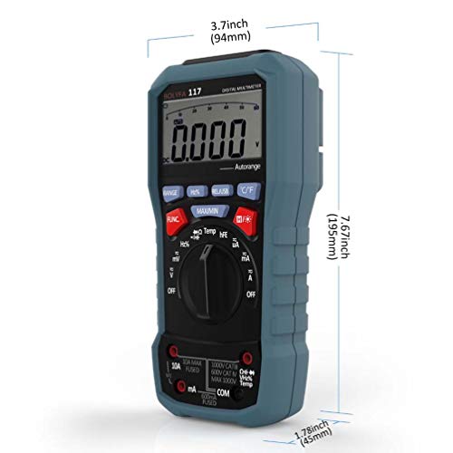 Meosao Multimeter Digital multimeter USB Interface and PC Software, CD Data Output AC/DC Voltage Tester