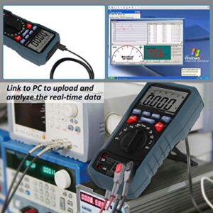 Meosao Multimeter Digital multimeter USB Interface and PC Software, CD Data Output AC/DC Voltage Tester