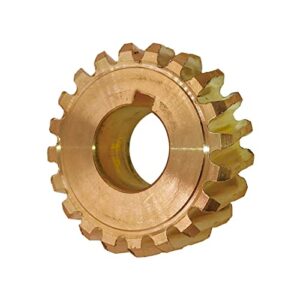 jdllong worm gear 917-04861 fits mtd craftsman troy bilt 20 teeth 40" - 42" snowblower auger shaft gear 917-0528 717-04449