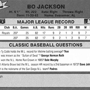 1987 Classic Game #15 Bo Jackson NM-MT Kansas City Royals Baseball