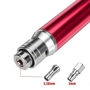 1/4 inch Pencil Type Die Grinder, Air-powered Micro Die Grinder,Compact Pencil Grinder With Wrench Handheld,65000 rpm