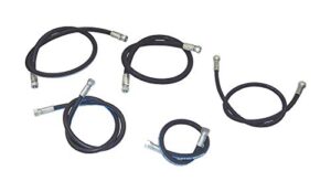 professional parts warehouse - western mvp plus hose kit - fleet flex - aftermarket. contains: (1) each 1/4" x 18", 1/4" x 36", 1/4" x 42", 3/8" x 38", 3/8" x 45" hoses with fjic ends.