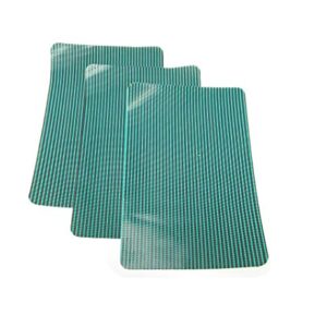 Southeastern 3 Pack Pool Large Safety Cover Patch Green Mesh 12" x 8" Self Adhesive