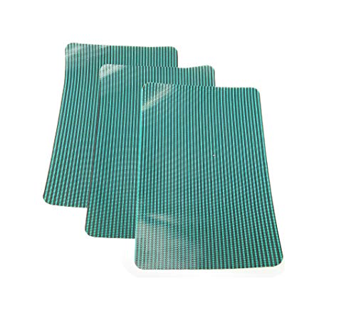 Southeastern 3 Pack Pool Large Safety Cover Patch Green Mesh 12" x 8" Self Adhesive