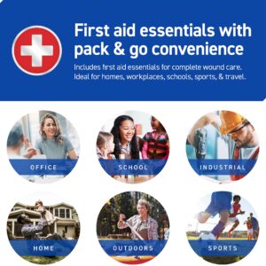 Care Science First Aid Kit, 110 Pieces | Professional Use for Travel, Work, School, Home, Car, Survival, Camping, Hiking, and More