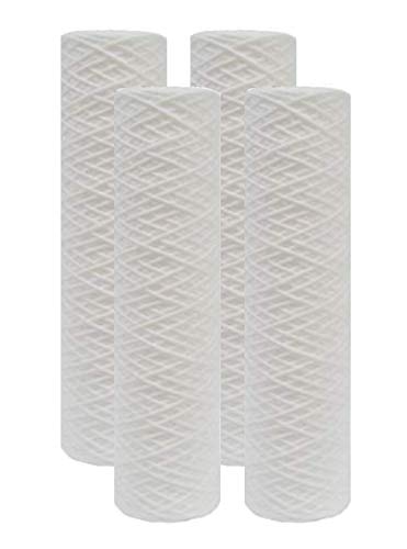 Compatible for WHKF-WHSW String Wound 5 Micron Sediment Water Filters - 4-Pack- by IPW Industries Inc.