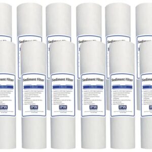 12 Pack of 5 Micron Sediment Filters Compatible for Kenmore 38480 (12 filters)