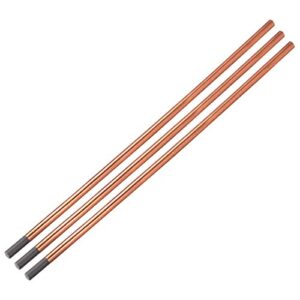 uxcell copper coated gouging carbon 5/16" x 14", 3pcs carbon gouging rods copperclad electrodes