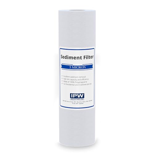 Compatible with Replacement Filter Kit for Watts RO-TFM-5SV RO System - Includes Carbon Block Filters, PP Sediment Filter & Inline Filter Cartridge by IPW Industries Inc