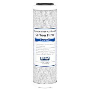 Compatible with Replacement Filter Kit for Watts RO-TFM-5SV RO System - Includes Carbon Block Filters, PP Sediment Filter & Inline Filter Cartridge by IPW Industries Inc