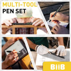 BIIB Gifts for Men, Stocking Stuffers for Adults 9 in 1 Multitool Pen Gifts for Dad, Christmas Gifts for Men Who Have Everything, Dad Gifts for Him, Mens Gifts for Grandpa, Husband, Gadgets for Men