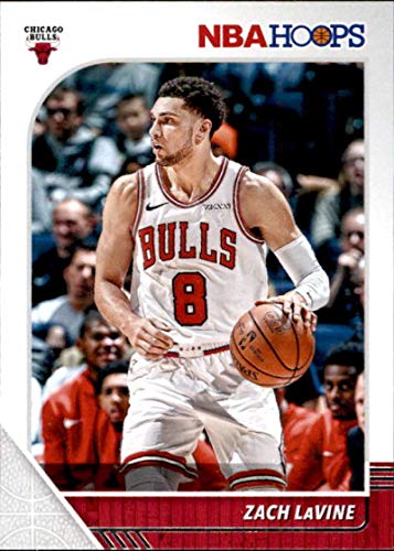 2019-20 Panini NBA Hoops #25 Zach LaVine Chicago Bulls Basketball Card