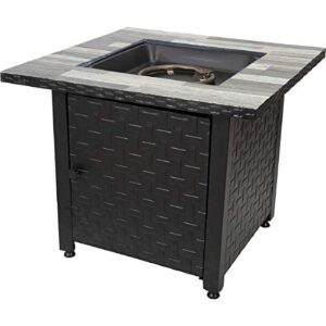 636643 blue rhino gad15262sp fire pit lp gas table black, gray