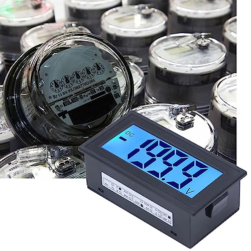 YB5135DB Digital Voltage Testers Mini DC Voltmeter Blue Backlight LED Panel Accuracy Volt Monitor Tester AC100-240V(DC 0-200V)