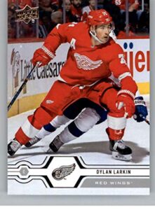 2019-20 upper deck series one hockey #28 dylan larkin detroit red wings official nhl trading card from ud