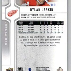 2019-20 Upper Deck Series One Hockey #28 Dylan Larkin Detroit Red Wings Official NHL Trading Card From UD