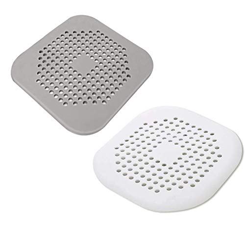 WeTest 2 Pcs Silicone Kitchen Sink Strainer, Filter for Kitchen Bathroom Tub, Kitchen Shower Drain Cover Hair Catcher 2019