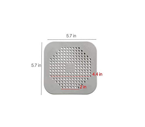 WeTest 2 Pcs Silicone Kitchen Sink Strainer, Filter for Kitchen Bathroom Tub, Kitchen Shower Drain Cover Hair Catcher 2019