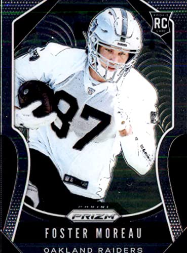 2019 Panini Prizm Football #372 Foster Moreau RC Rookie Card Oakland Raiders Official NFL Football Card in Raw (NM or Better) Condition