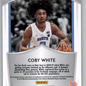 2019-20 Panini Prizm Draft Crusade #61 Coby White RC Rookie North Carolina Tar Heels Basketball Trading Card