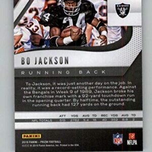 2019 Prizm Football #279 Bo Jackson Los Angeles Raiders Official Panini NFL Trading Card