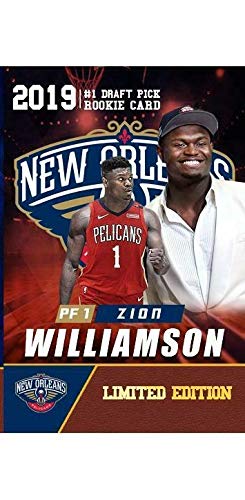 ZION WILLIAMSON NEW! 2019 ROOKIE GEMS #1 DRAFT PICK NBA PELICANS in a Plastic Top Loader